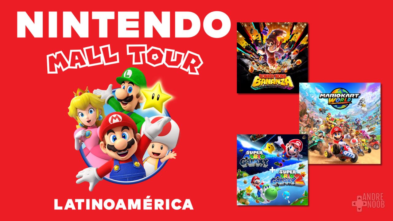 Nintendo Mall Tour 2025 ya tiene fecha para Colombia – Andrenoob