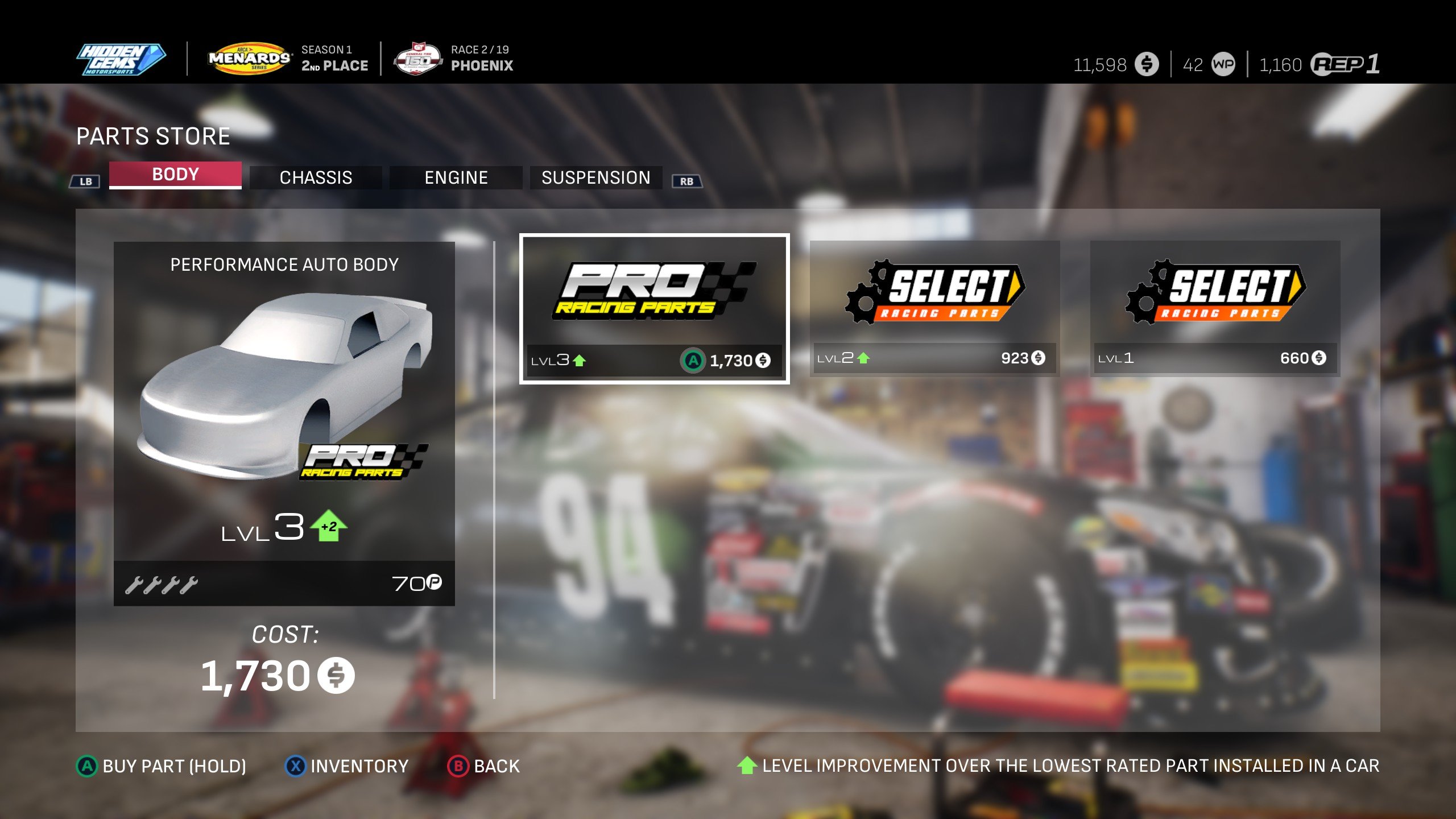 NASCAR 25 – Análisis: winner winner chicken diner – Andrenoob